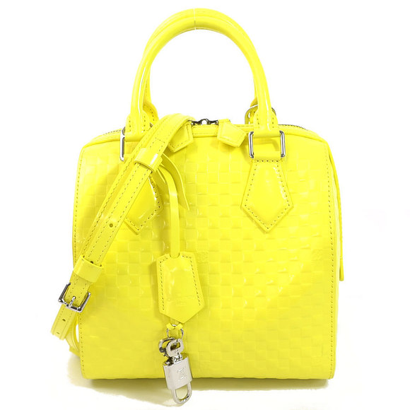 Louis Vuitton | Bags | Louis Vuitton Speedy Cube Pm Handbag Patent ...